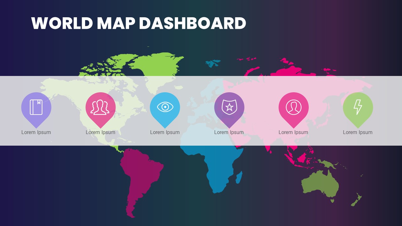 Animated Dashboard PowerPoint Presentation Template, Presentation Templates