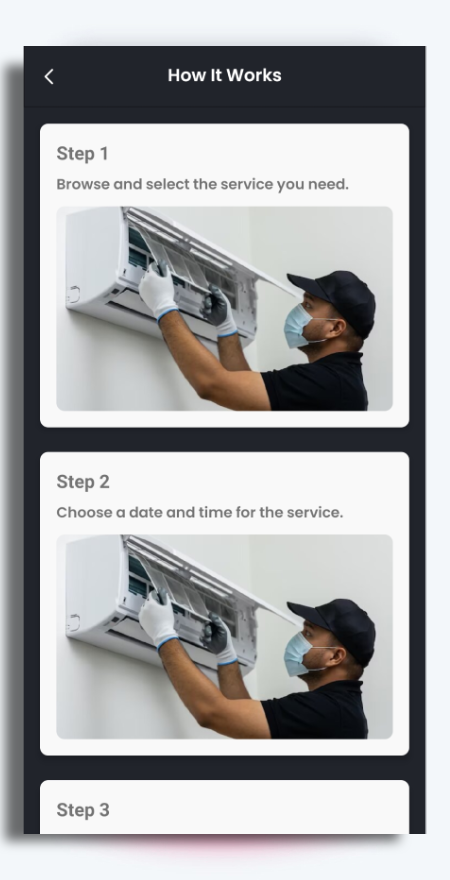 HandyPro - Home Service Booking App UI Kit - react native by k29solutions