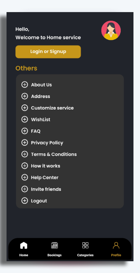 HandyPro - Home Service Booking App UI Kit - react native by k29solutions