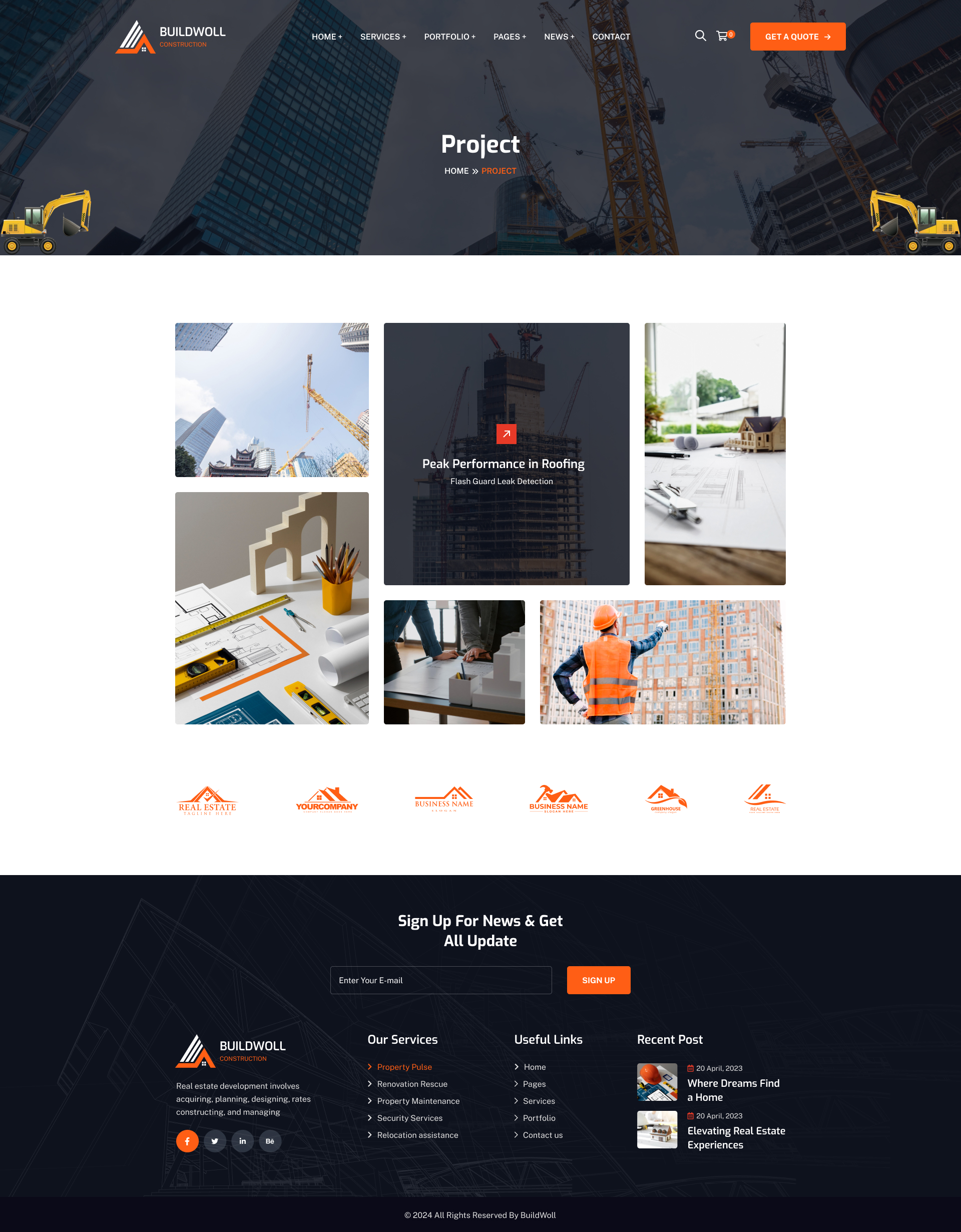 Buildwoll – Construction & Builder Figma Template by Divergent_Studio