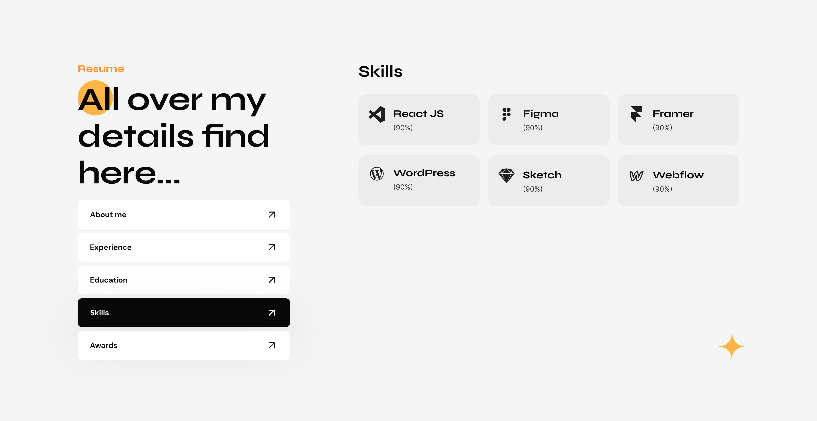 Perez - Personal Portfolio Figma Template by HiveArt | ThemeForest