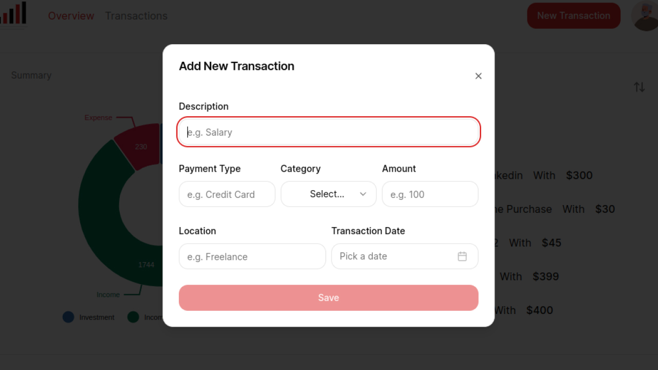 FinTrack - Manage your money in professional way by jurnitech | CodeCanyon