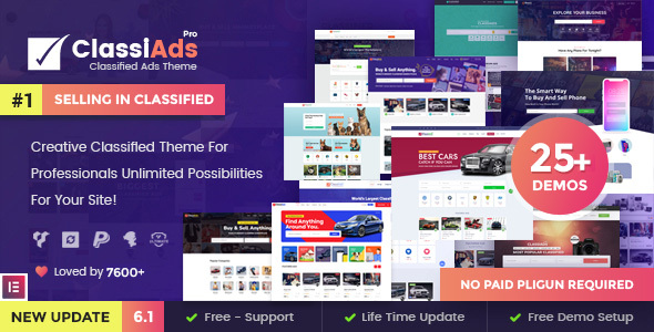Classiads - Classified Ads WordPress Theme by designinvento | ThemeForest