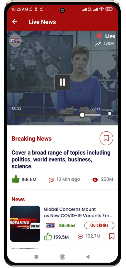 News App - Breaking News | Analysis | Live News | World News React Native iOS/Android App ...