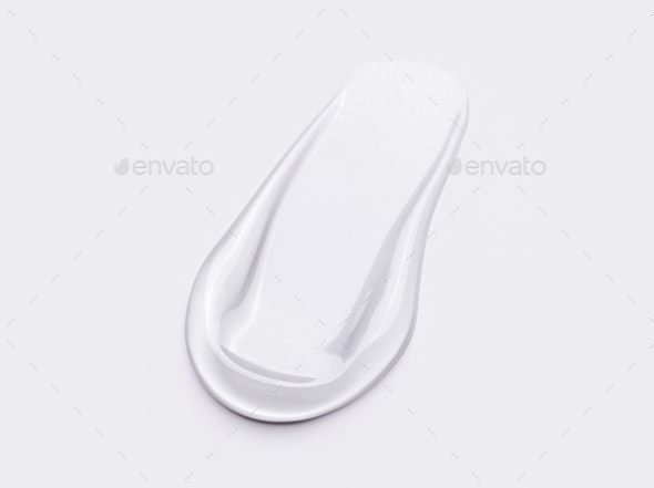 cosmetic smears cream gel texture on a light background Stock Photo by ...