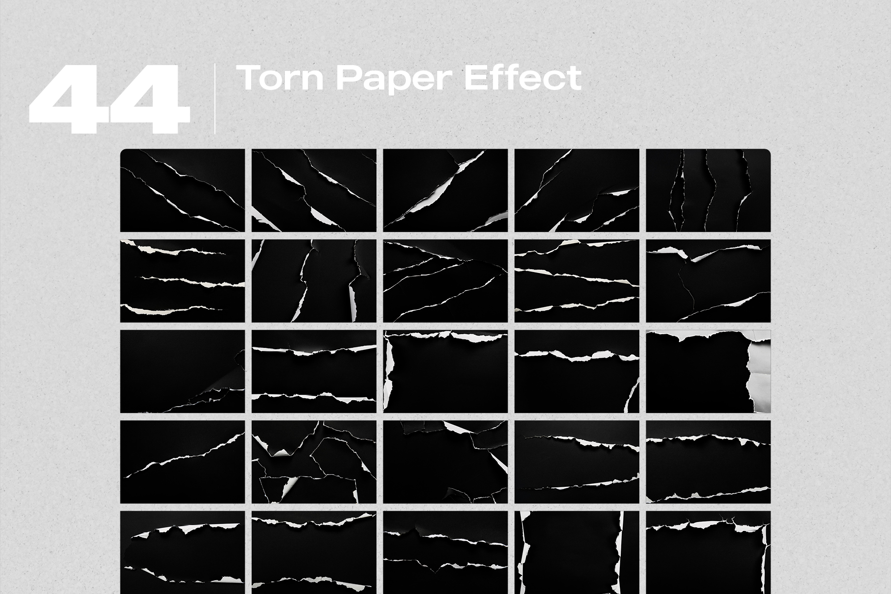 44 Torn Paper Effect Photo Overlays, Add-ons | GraphicRiver