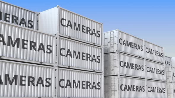 Cargo Containers with Cameras, Motion Graphics | VideoHive