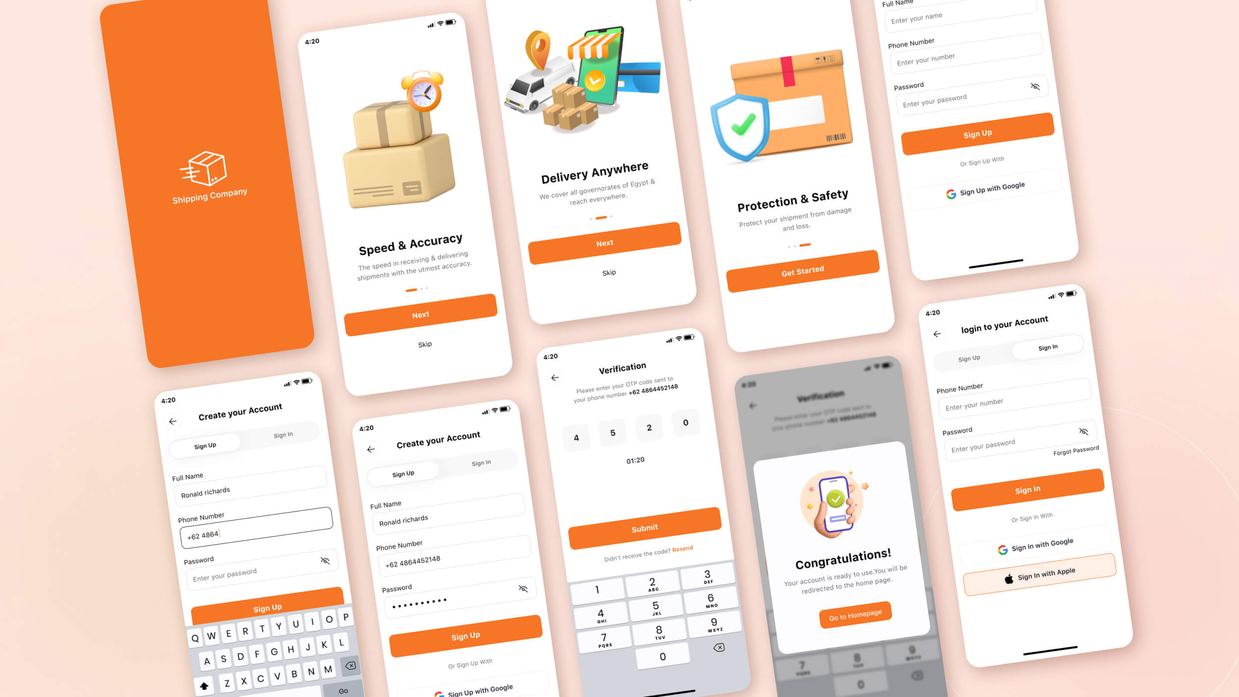 Parcel Tracker Ui Template Online Delivery App In Flutter 3x Android Ios App Rapidroute