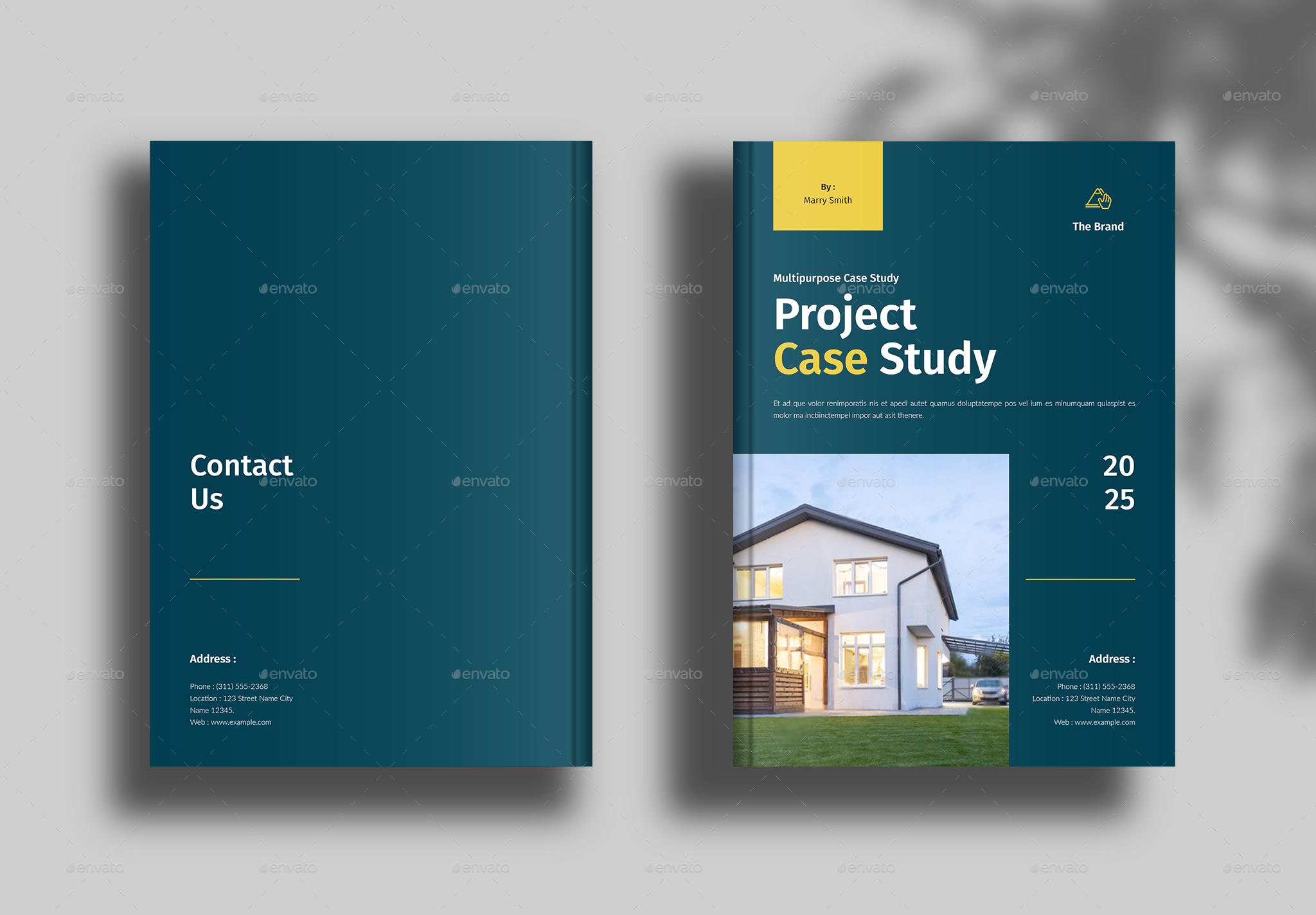 Case Study Booklet Portfolio Template, Print Templates | GraphicRiver