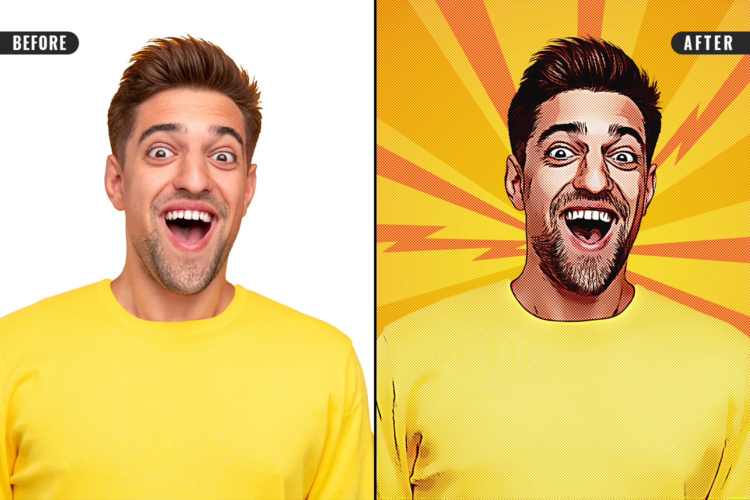 Comic Photo Effect, Add-ons | GraphicRiver