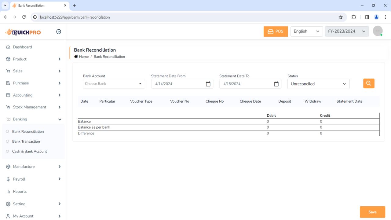 QuickPro - Advancce Billing & Accounting Software by DreamerITSolution