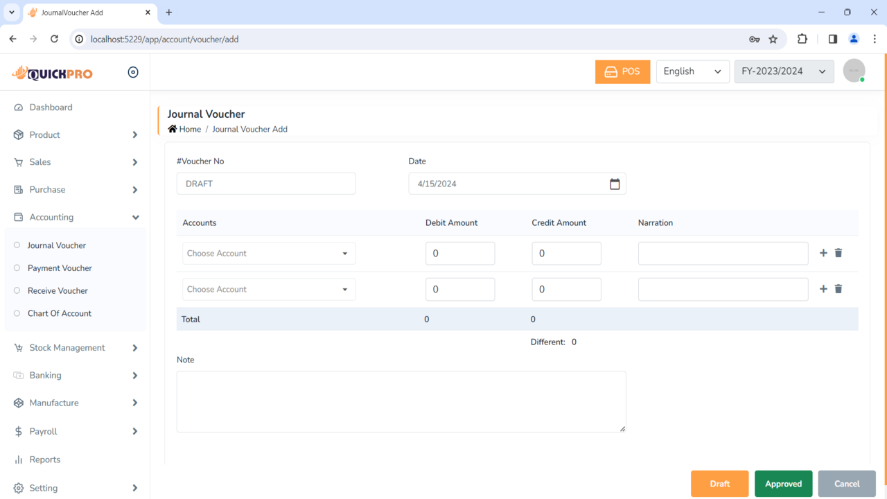 QuickPro - Advancce Billing & Accounting Software by DreamerITSolution