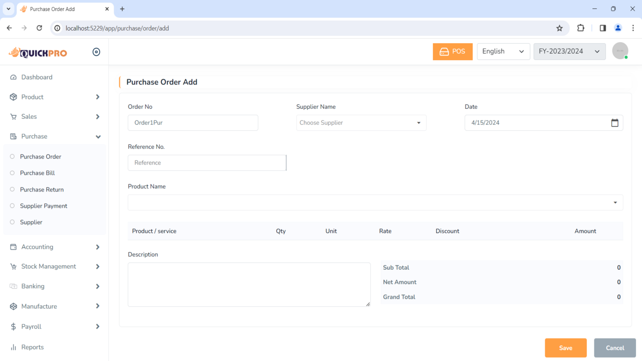 QuickPro - Advancce Billing & Accounting Software by DreamerITSolution
