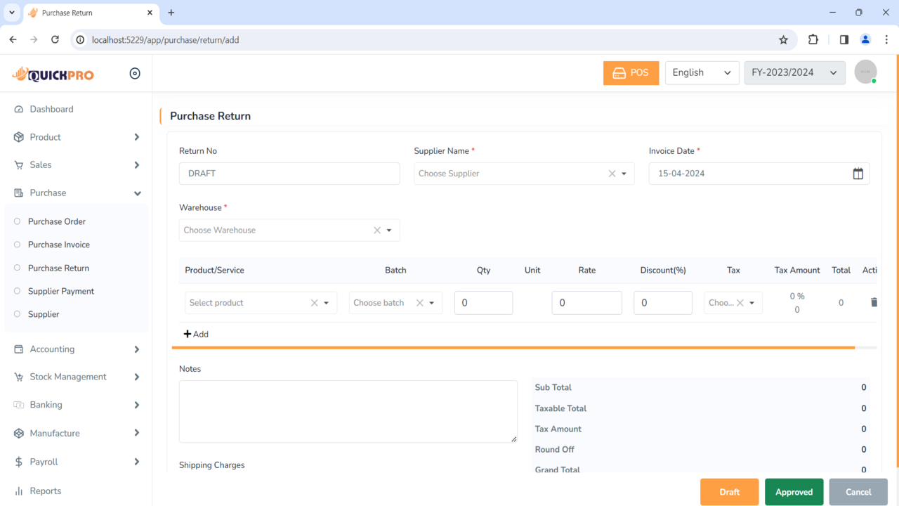 QuickPro - Advancce Billing & Accounting Software by DreamerITSolution