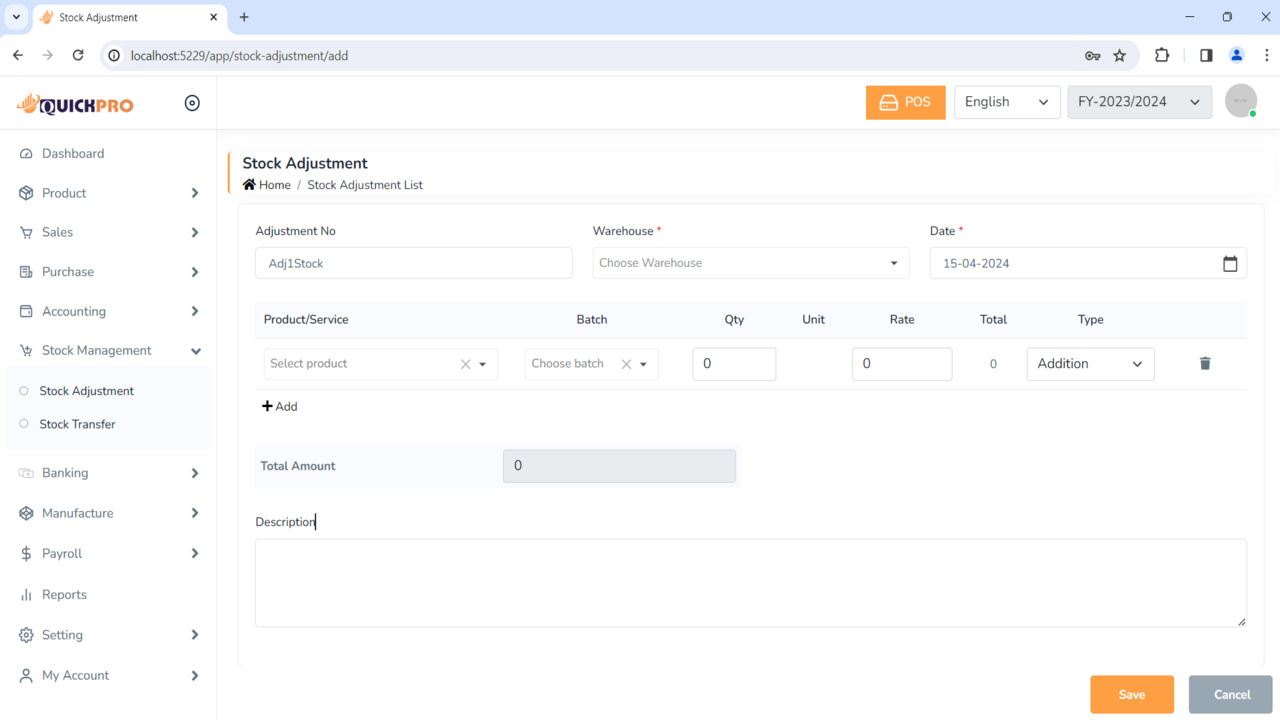 QuickPro - Advancce Billing & Accounting Software by DreamerITSolution