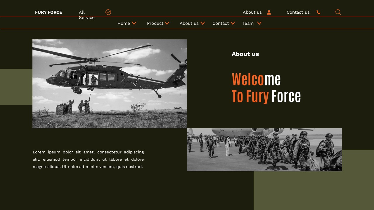 Fury Force - Military Keynote Templates, Presentation Templates ...