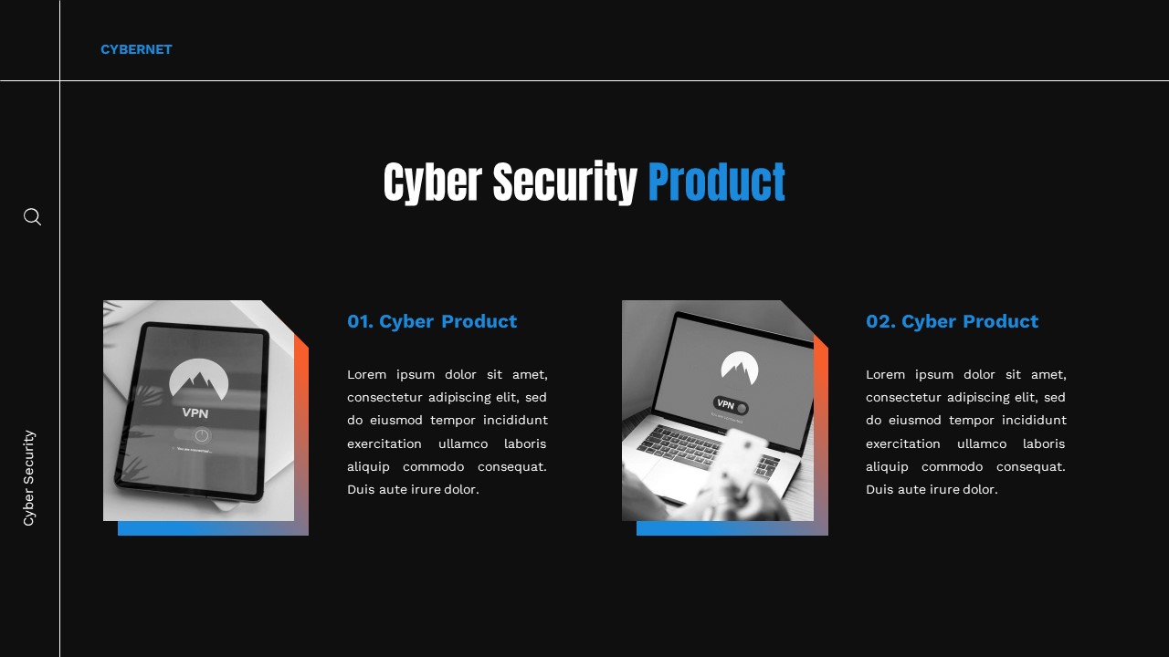 Cybernet - Cyber Security Powerpoint Templates, Presentation Templates