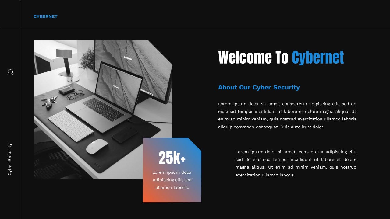 Cybernet - Cyber Security Google Slide Templates, Presentation Templates