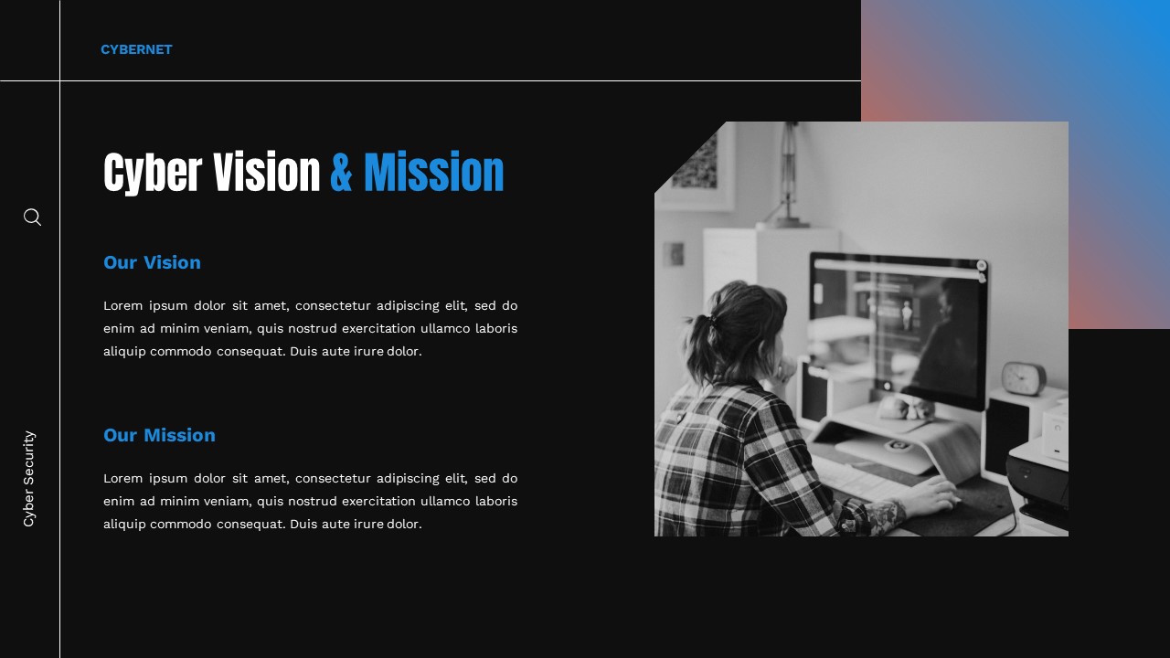 Cybernet - Cyber Security Google Slide Templates, Presentation Templates