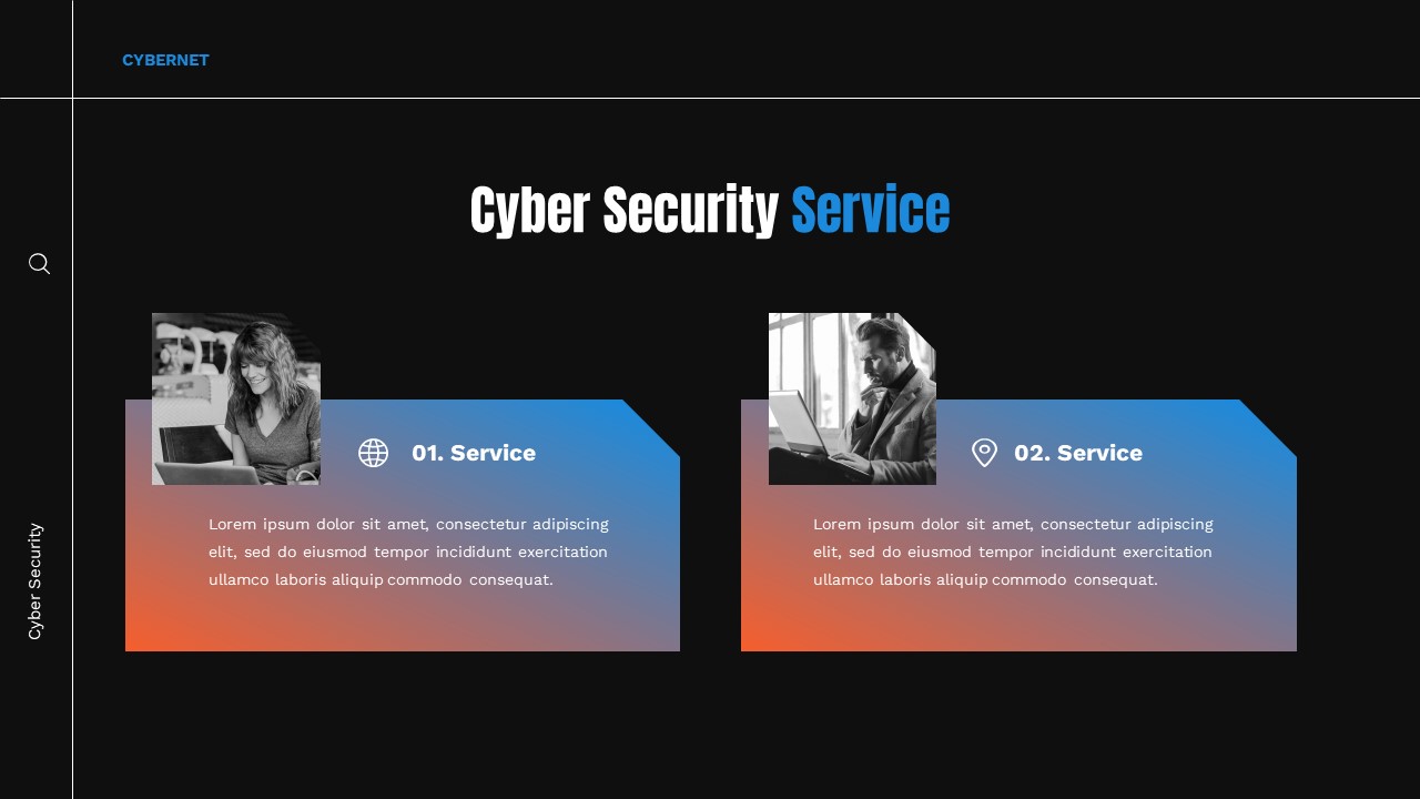 Cybernet - Cyber Security Google Slide Templates, Presentation Templates