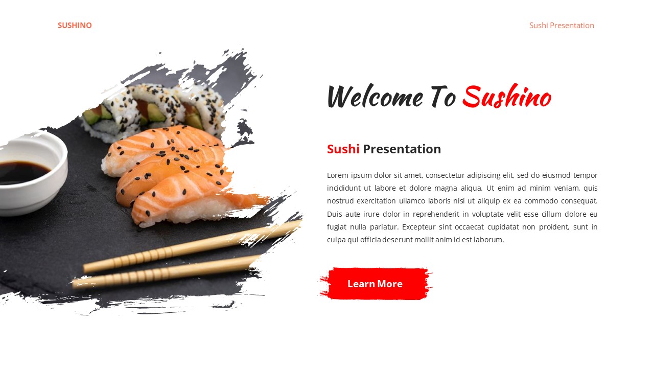 Sushino - Sushi Google Slide Templates, Presentation Templates ...