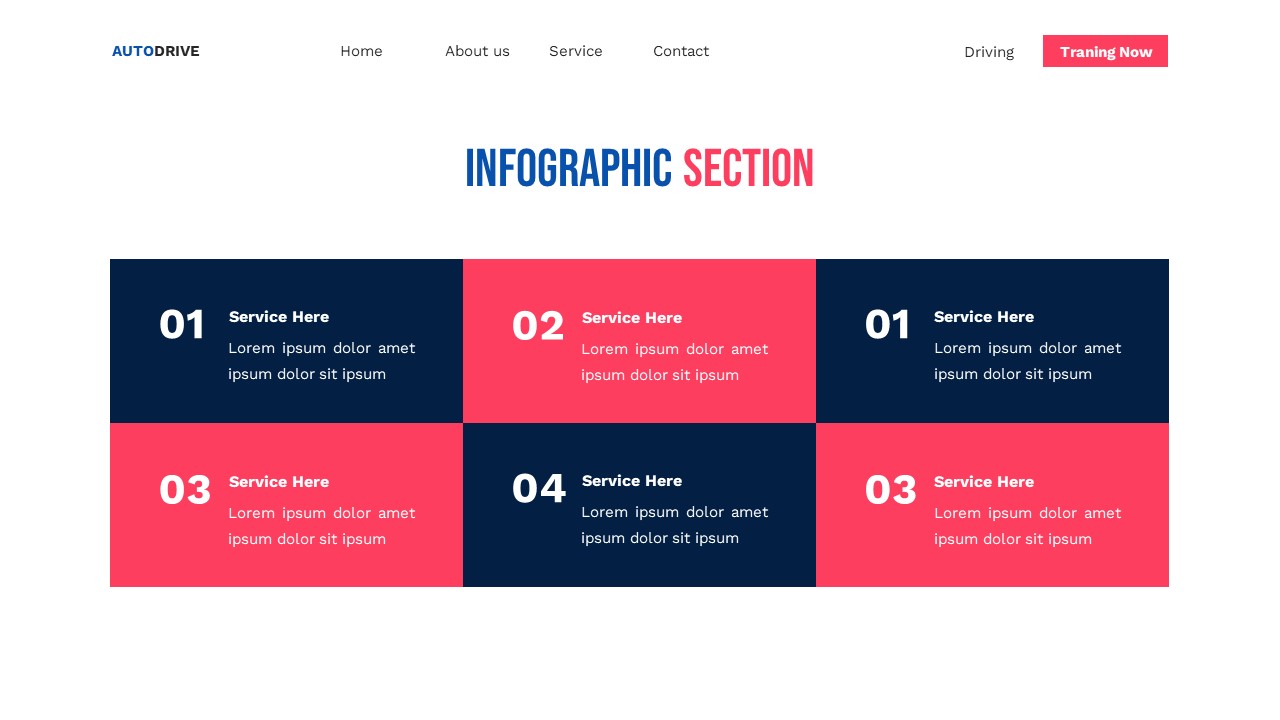 Autodrive - Driving Training Powerpoint Templates, Presentation Templates