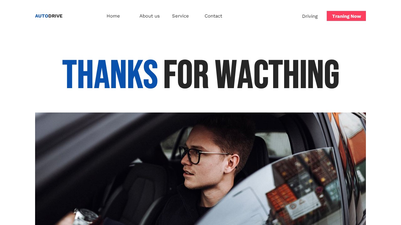 Autodrive - Driving Training Powerpoint Templates, Presentation Templates