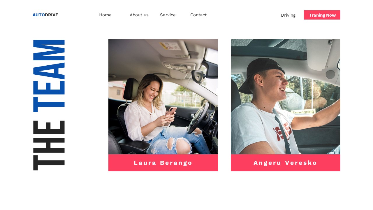 Autodrive - Driving Training Powerpoint Templates, Presentation Templates