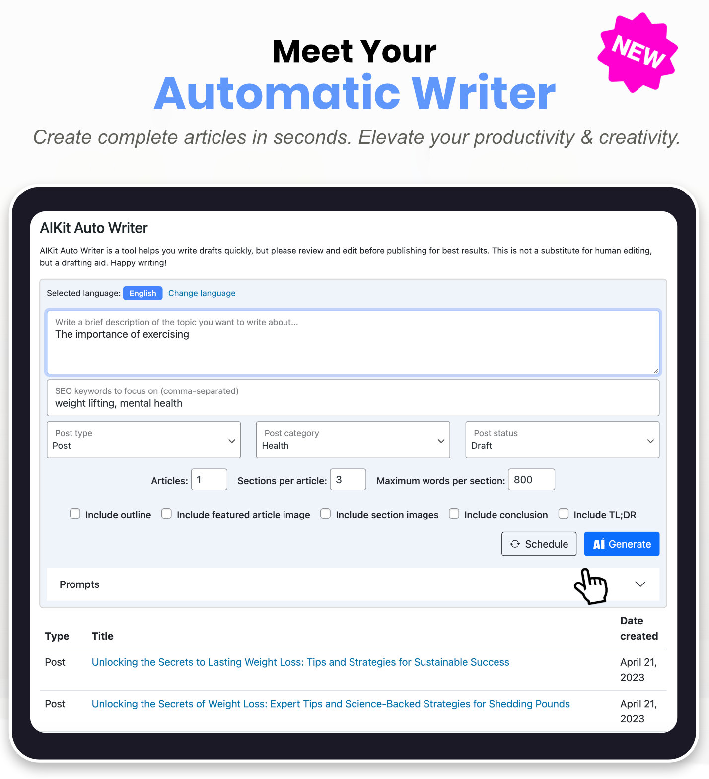 AI Bundle: WordPress AI Writer, Chatbot, Image Generator, Text-to ...