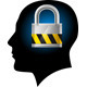 Man with Padlock in Head, Vectors | GraphicRiver