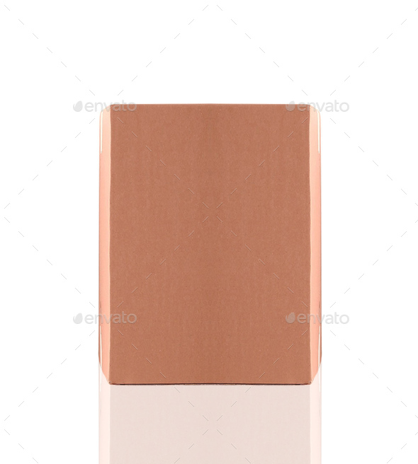 simple brown carton box isolated Stock Photo by photobalance | PhotoDune