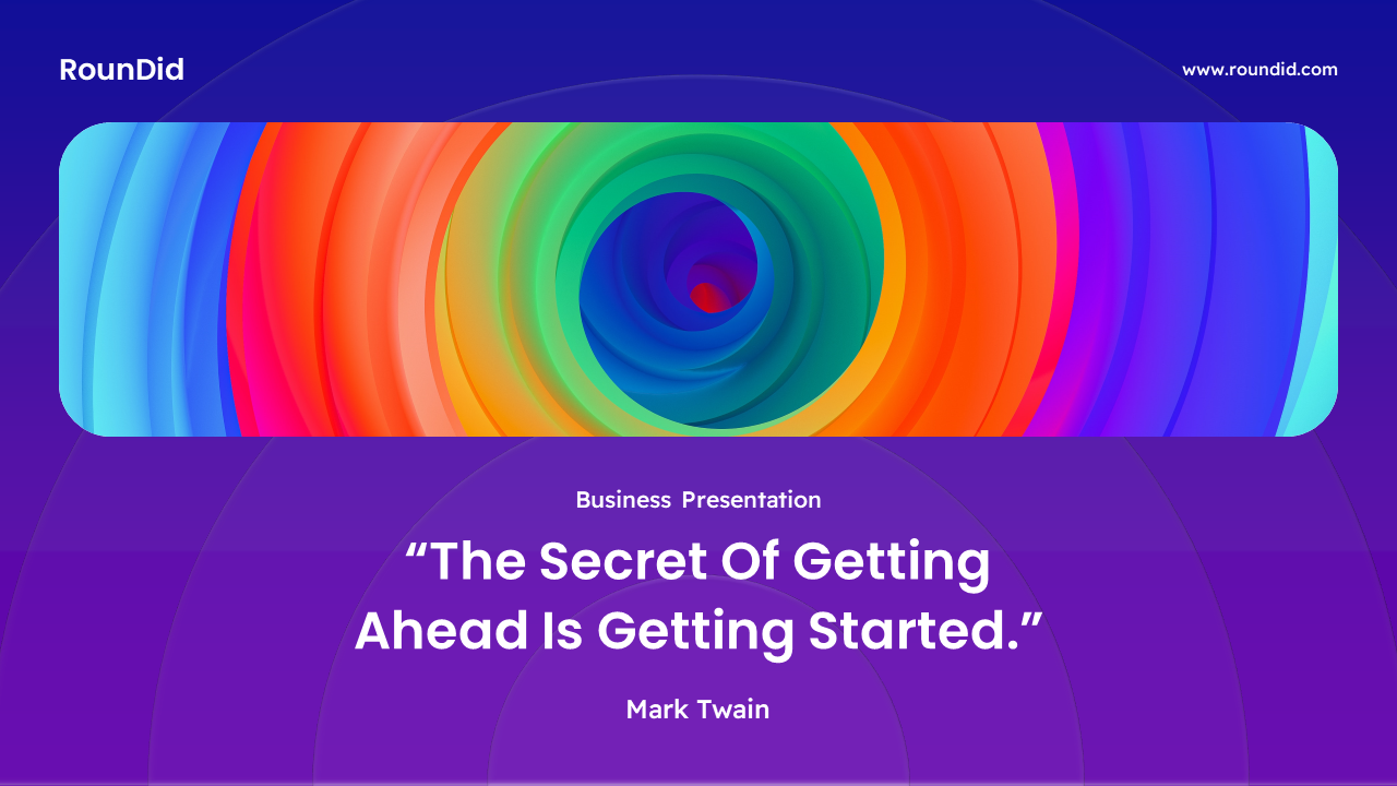 RounDid - Modern Business Presentation Template, Presentation Templates