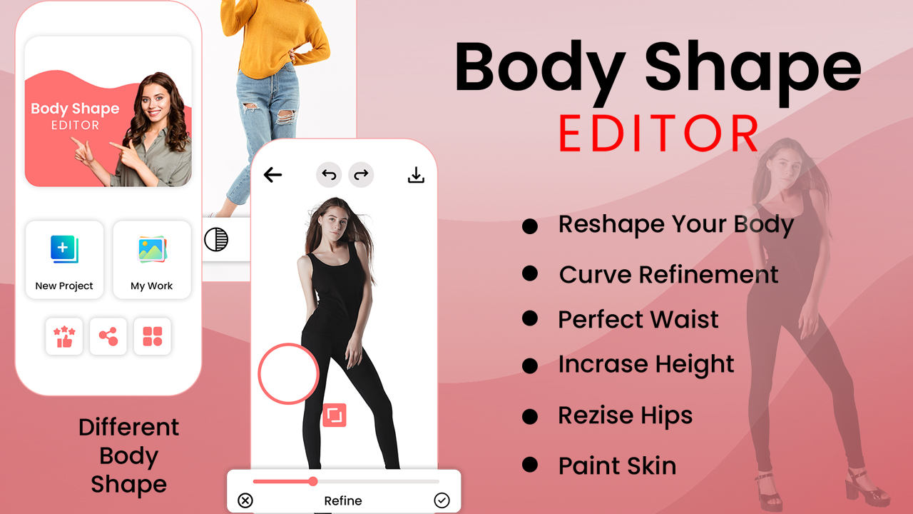 Perfect Body Shape Editor - Body Shape Editor - AI Face - Makeup Editor ...