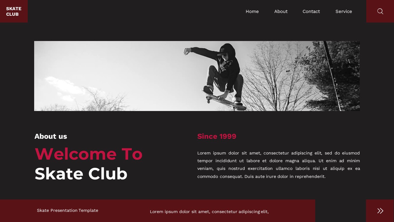 Skate Club - Skate Google Slide Templates, Presentation Templates ...