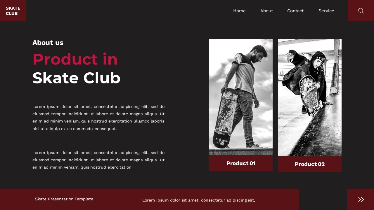 Skate Club - Skate Google Slide Templates, Presentation Templates ...