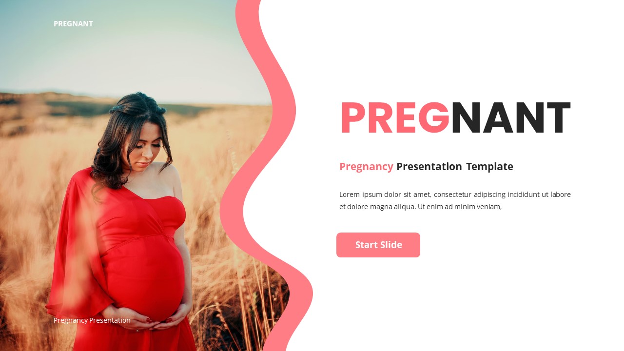 Pregnant - Pregnancy Google Slide Templates, Presentation Templates