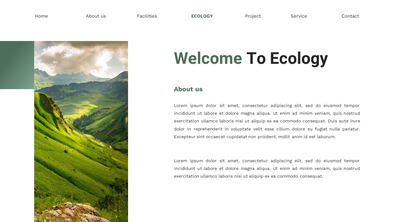 Ecology - Nature Google Slide Templates, Presentation Templates ...