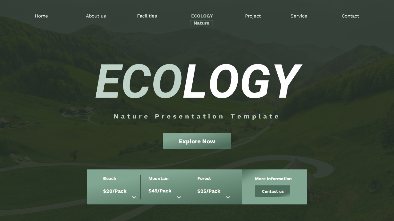 Ecology - Nature Keynote Templates, Presentation Templates | GraphicRiver