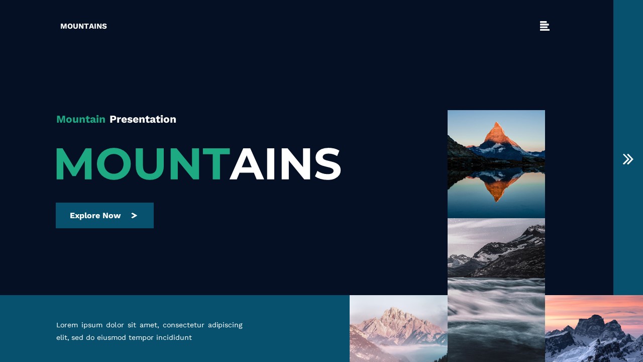 Mountains - Mountain Powerpoint Templates, Presentation Templates ...