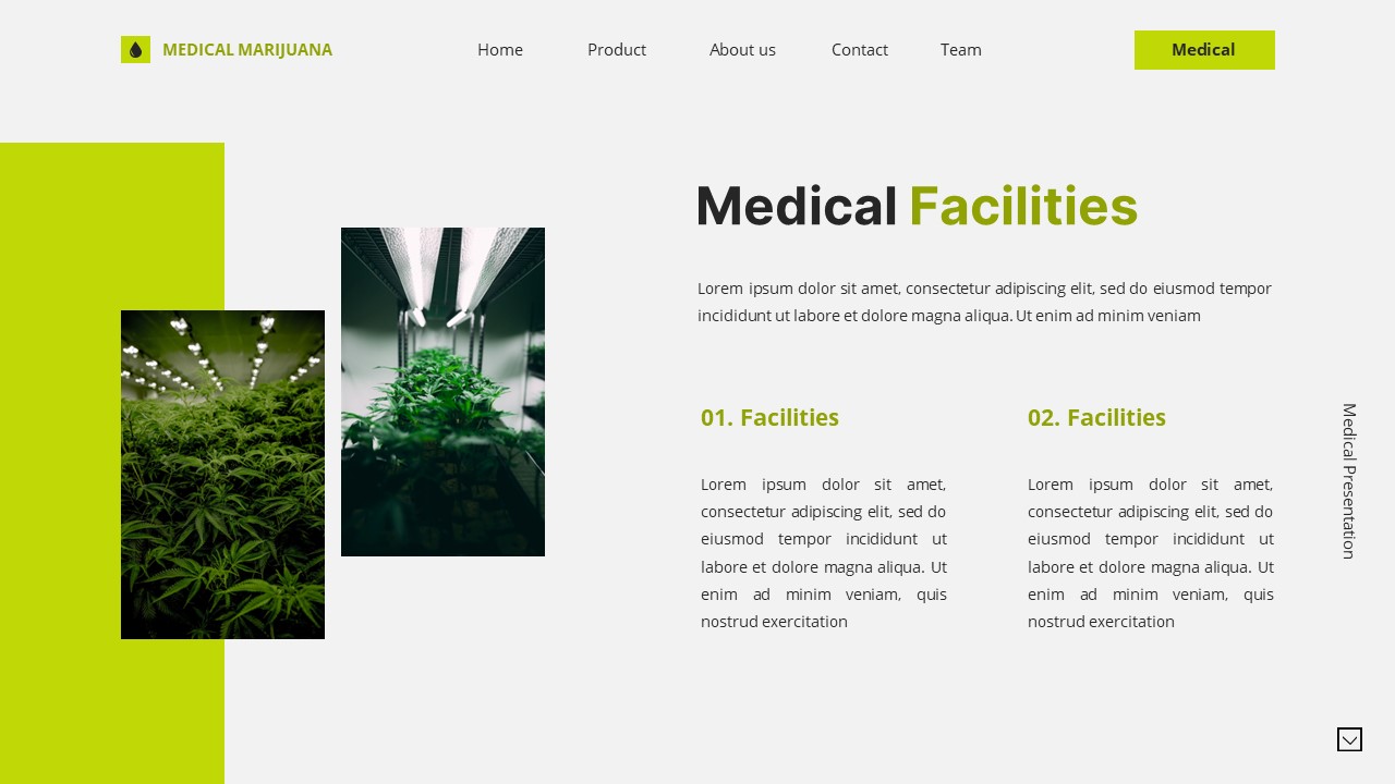 Medical Marijuana - Medical Keynote Templates, Presentation Templates