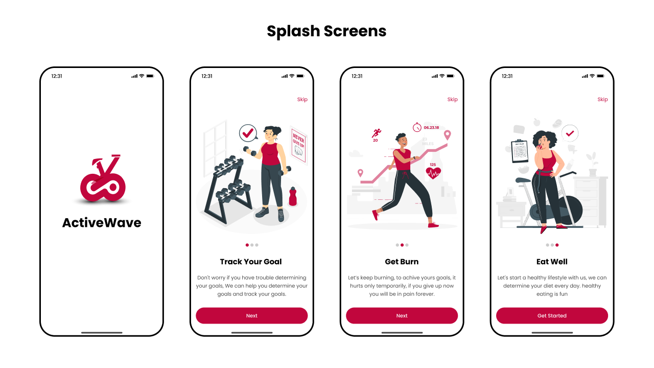 Active Wave Fitness Mobile App | React Native Template by codeforge0