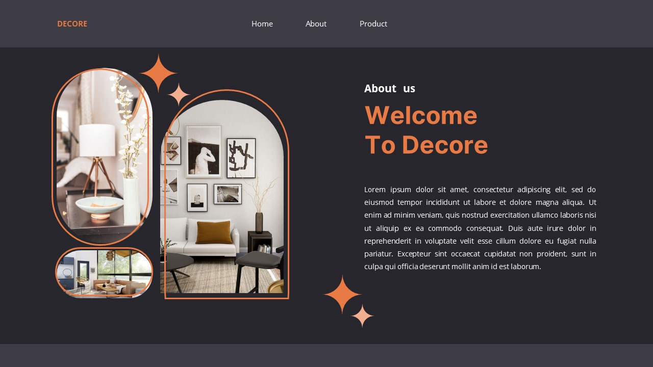 Decore - Interior Design Powerpoint Templates, Presentation Templates