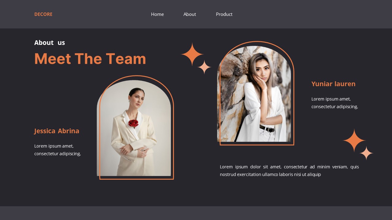 Decore - Interior Design Google Slide Templates, Presentation Templates