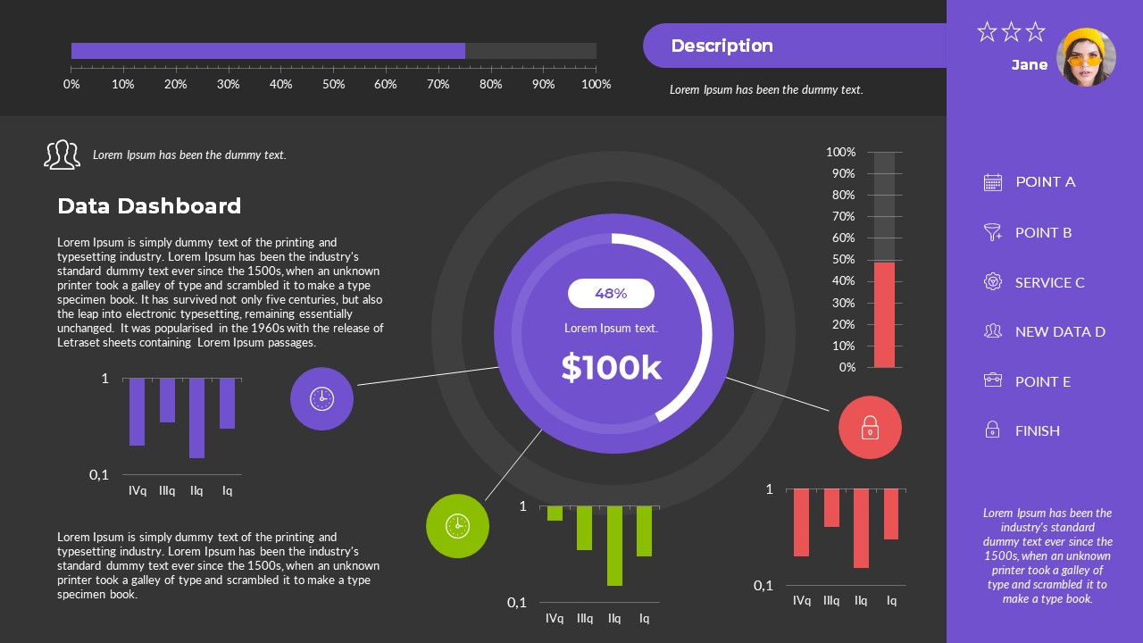 Success Data Dashboards PowerPoint Presentation Template, Presentation ...