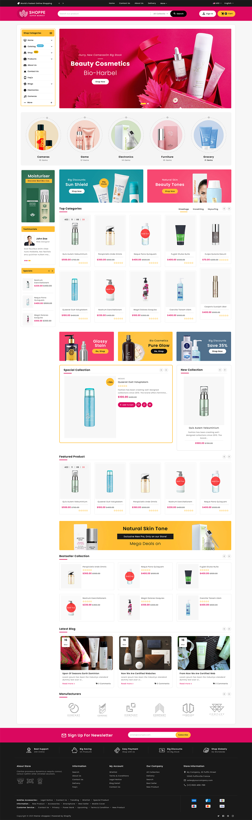 Shoppe - Shopify 2.0 Multi-Purpose Responsive Theme by TemplateTrip