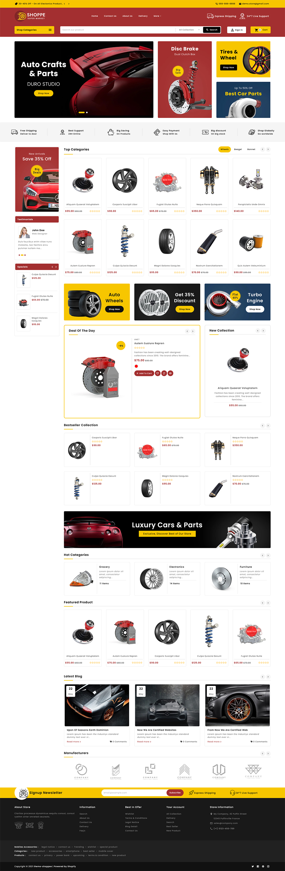 Shoppe - Shopify 2.0 Multi-Purpose Responsive Theme by TemplateTrip