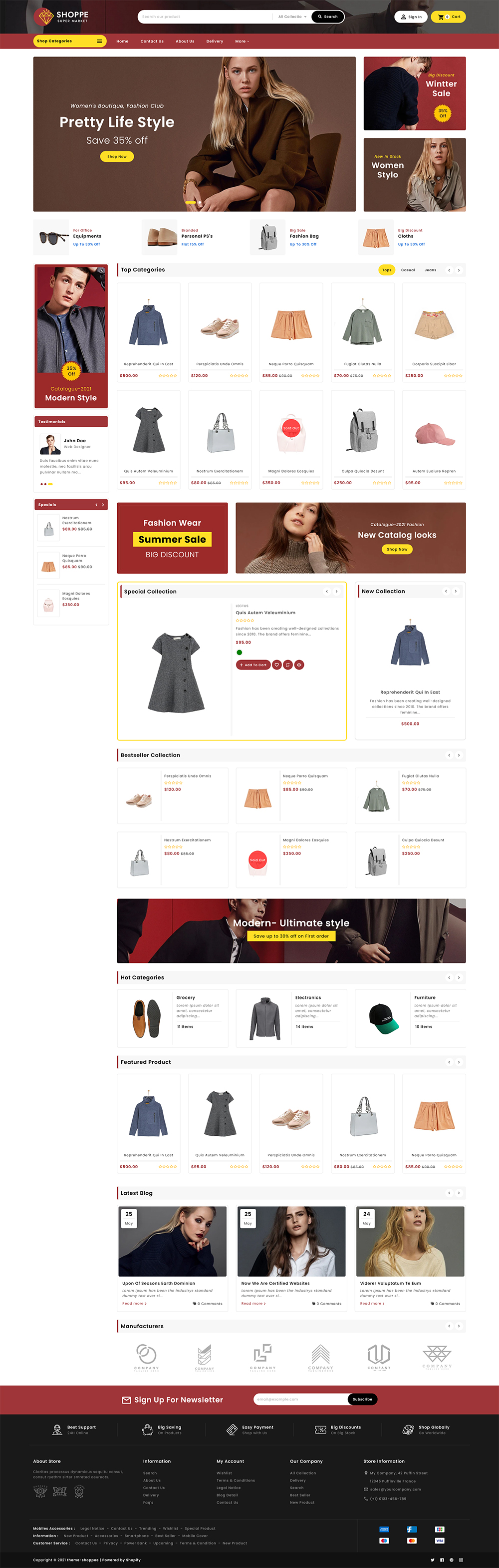Shoppe - Shopify 2.0 Multi-Purpose Responsive Theme by TemplateTrip