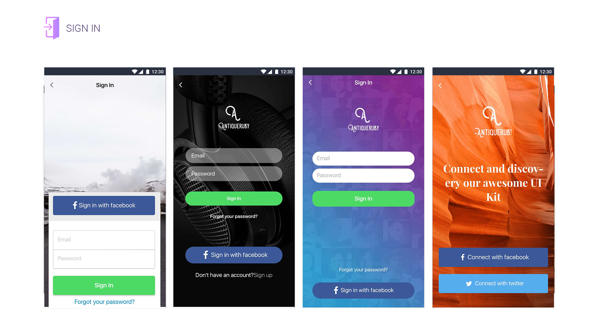 Antiqueruby React Native Material Design UI Components by aliansoftware