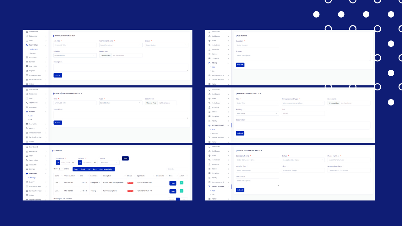 Resident | Apartment | Property Management System - VKWebtech by ...