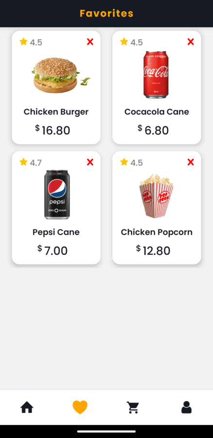 Little Food Theme - React Native by AshStudios | CodeCanyon